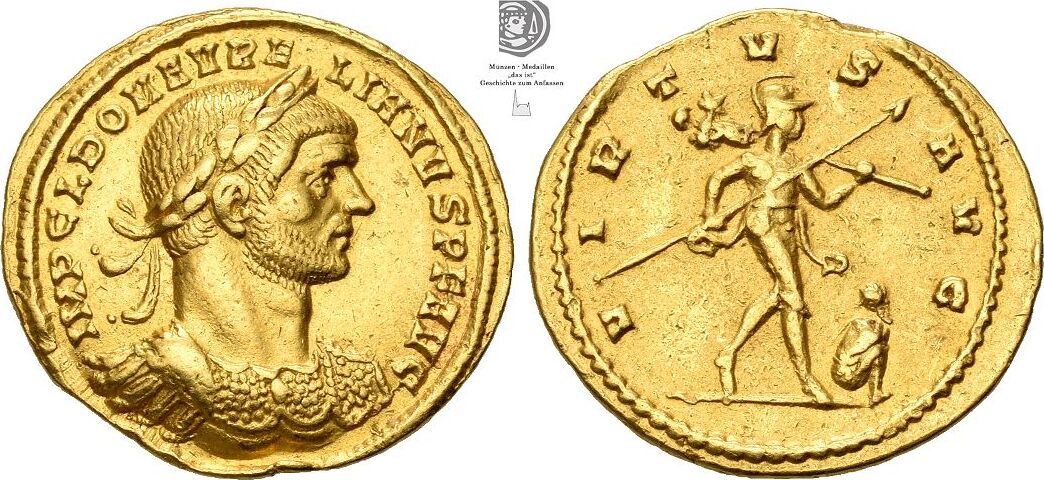 RÖMISCHE KAISERZEIT Aureus 270 - 275 n. Chr. AURELIANUS Mediolanum EF ...