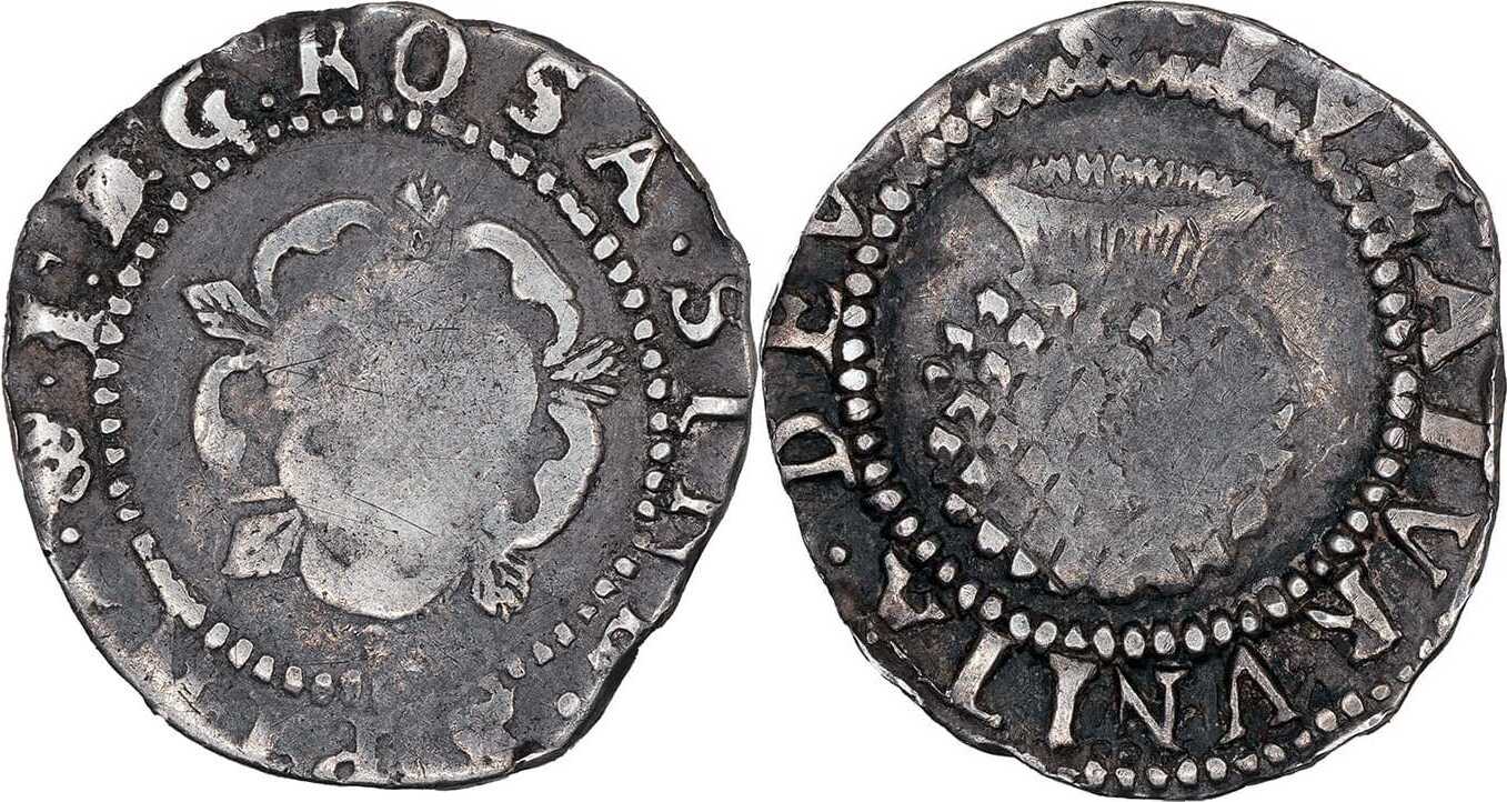 England 1604 – 1619 Elizabeth I AR Penny – Tudor – Fifth Issue (MM ...