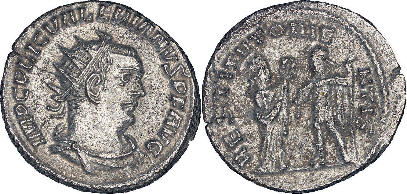 Roman Empire 255 AD. Valerian BI Antoninianus – RESTITVT ORIENTIS ...