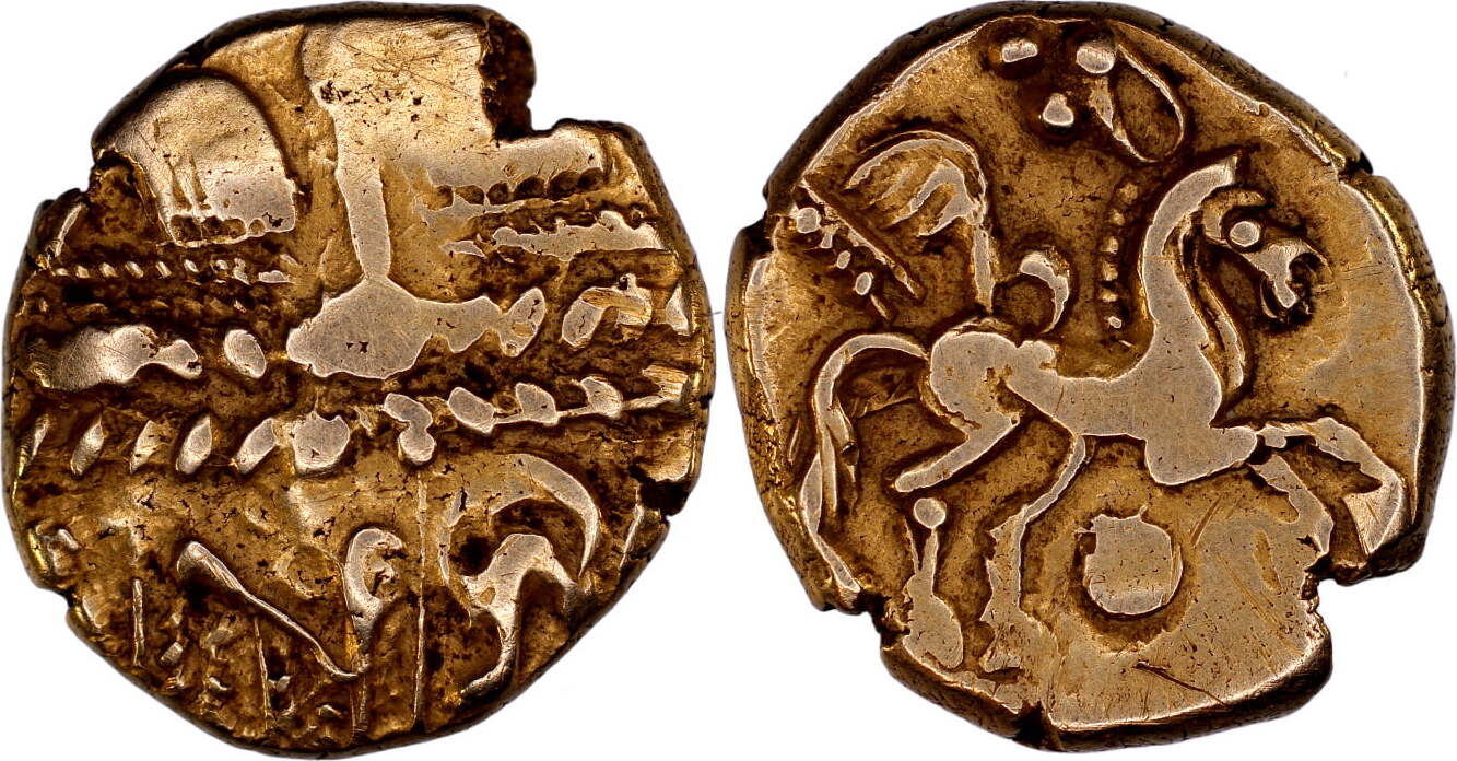 Celtic 55 - 50 BC. Trinovantes & Catuvellauni AV Stater EF | MA-Shops