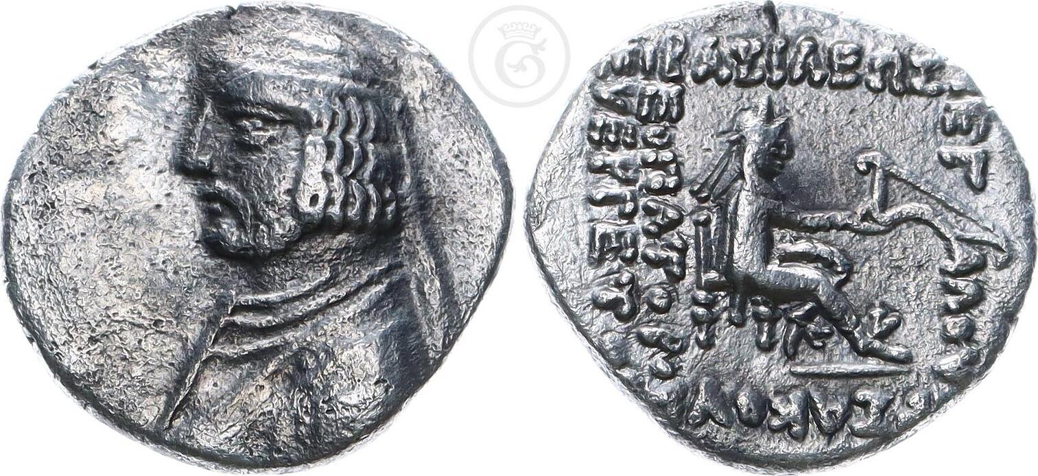 Parthia Drachme 10-38 Antikes Griechenland - Parther - Rhagae ...