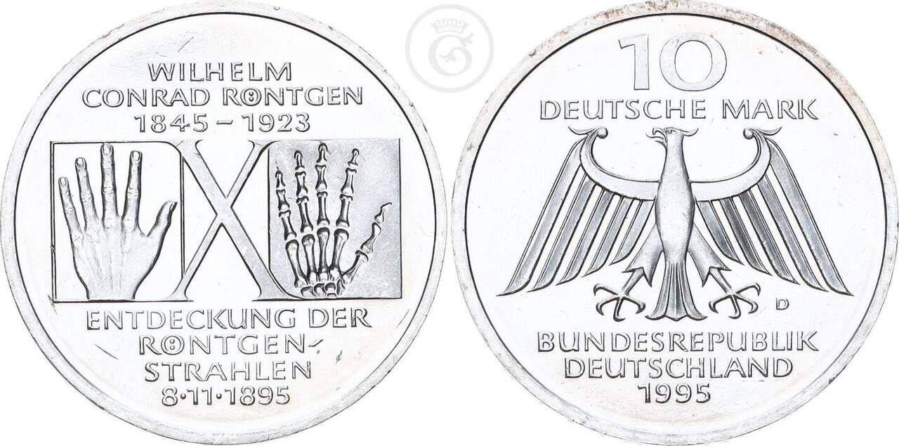Deutschland BRD 10 Mark 1995 10 Deutsche Mark - 150. Geburtstag von ...