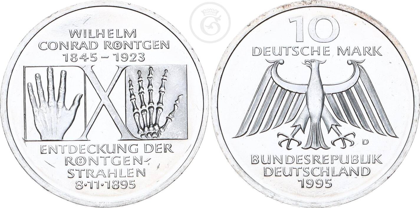 Deutschland BRD 10 Mark 1995 10 Deutsche Mark - 150. Geburtstag von ...