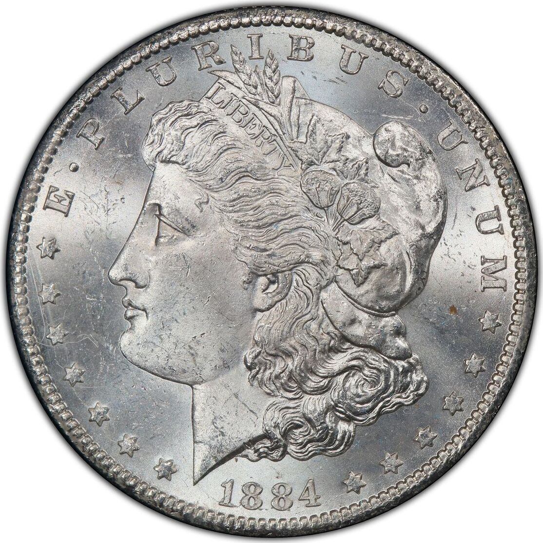 The United States of America 1884 CC Morgan Dollar 1884-CC $1 GSA Hoard ...
