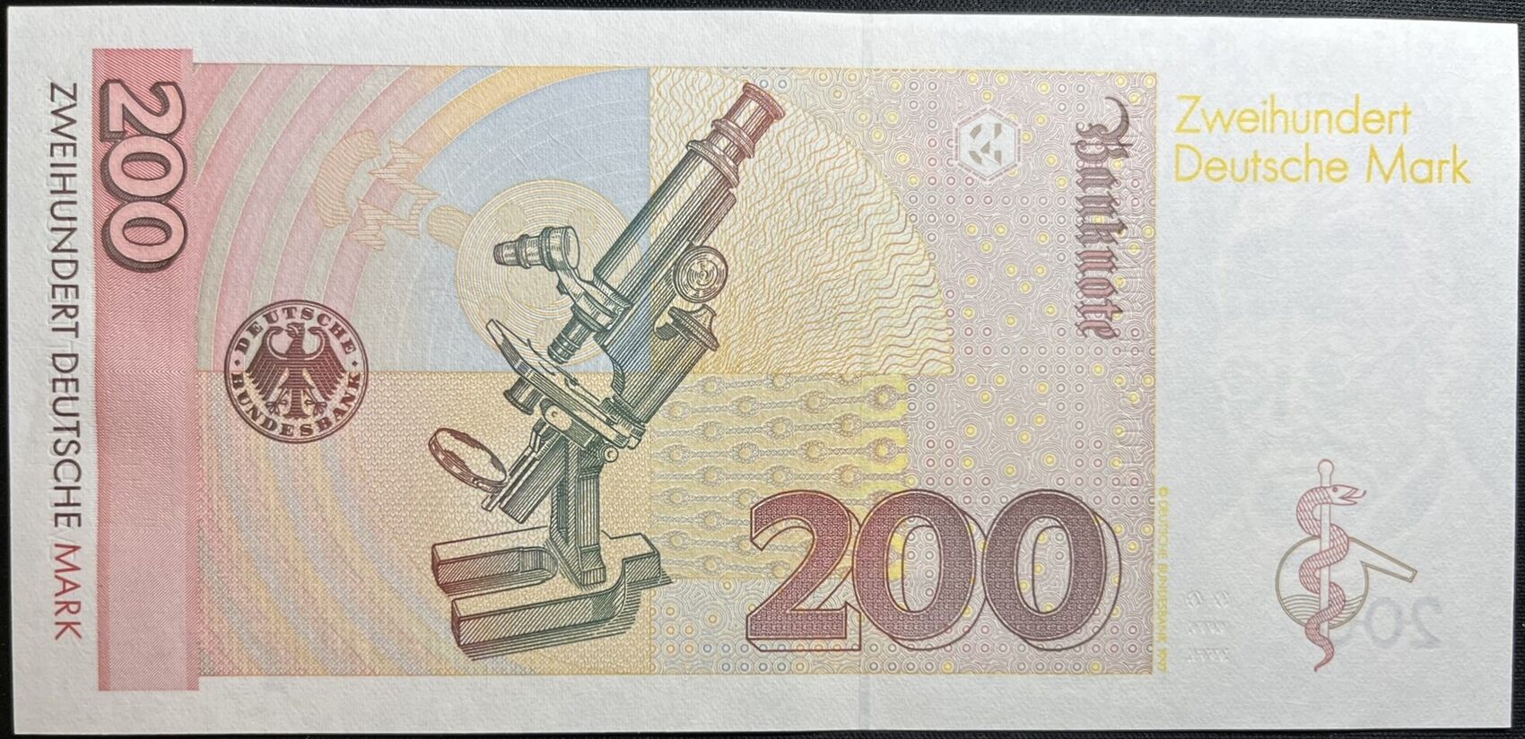 Deutschland BRD 200 Deutsche Mark 1996 200 DM Banknote AU-55 | MA-Shops