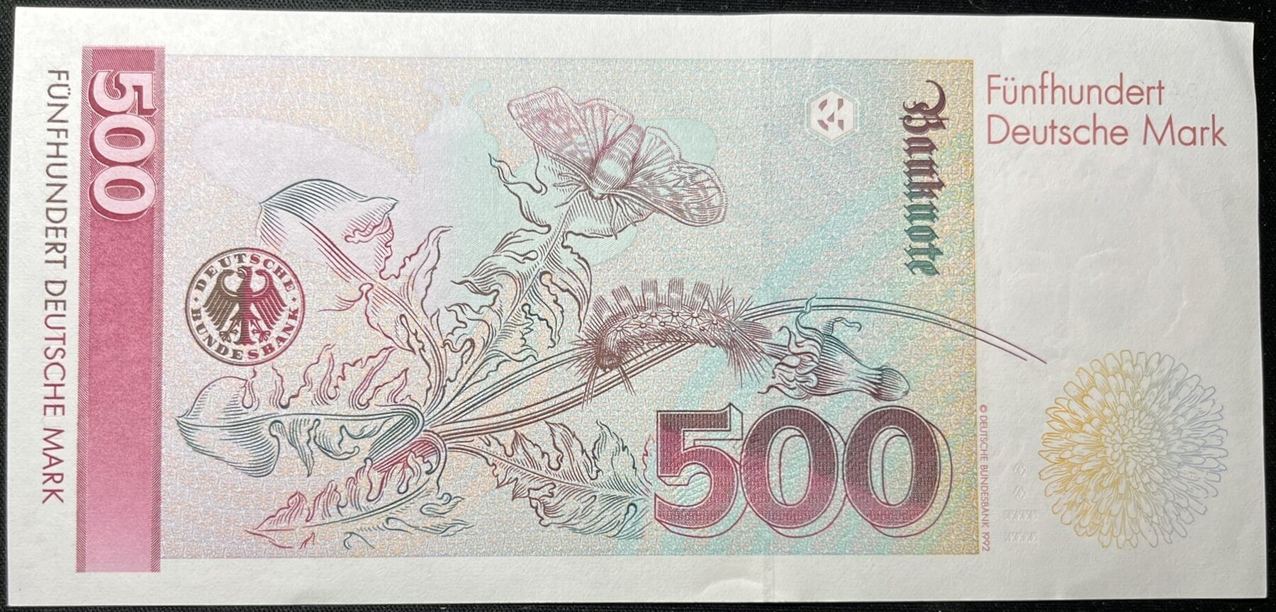 Deutschland BRD 500 Deutsche Mark 1991 500 DM Banknote AU- | MA-Shops