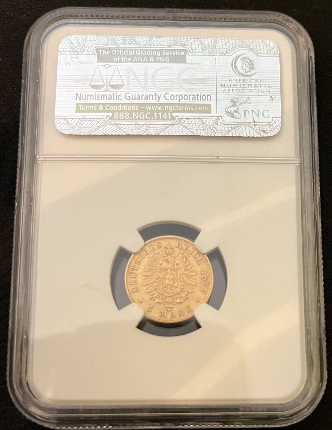 Bayern 5 Mark Gold 1877 D 5 Reichsmark Ludwig II 5 Goldmark ...