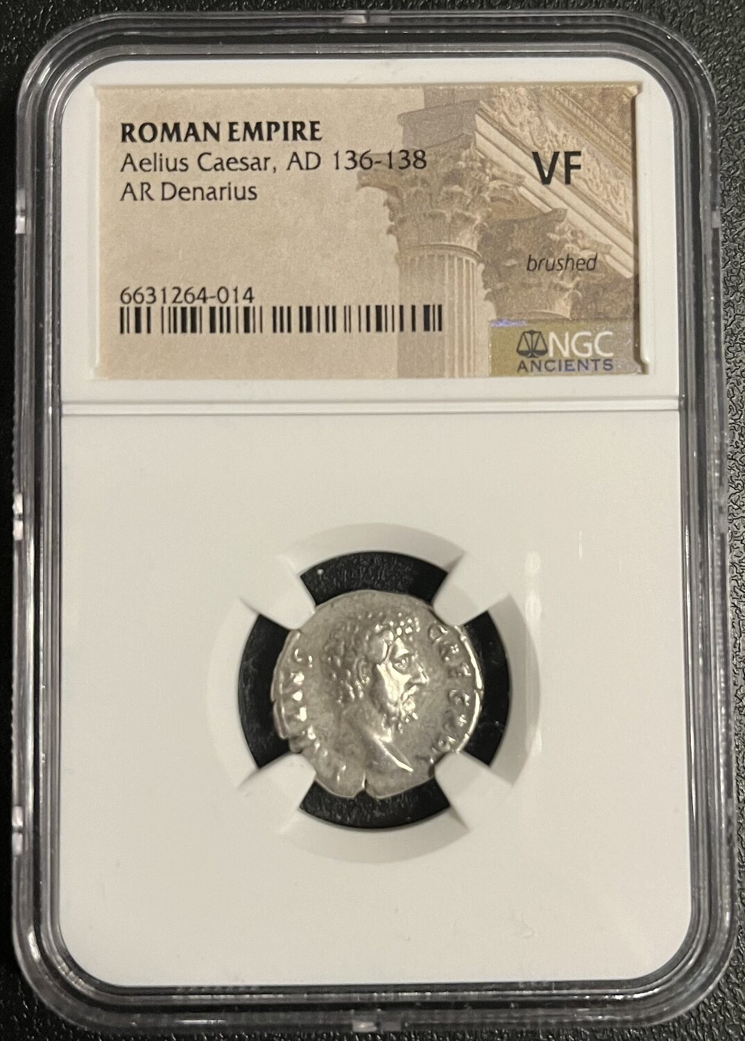 Römische Kaiserzeit AR Denarius Aelius Caesar, AD 136-138 Denarius Rom ...
