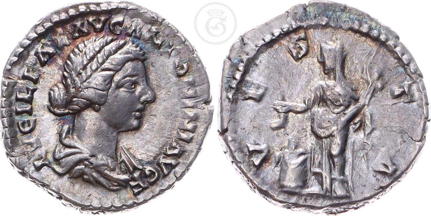 Römische Kaiserzeit 164-169 Denarius Rom - Lucilla Augusta aEF | MA-Shops