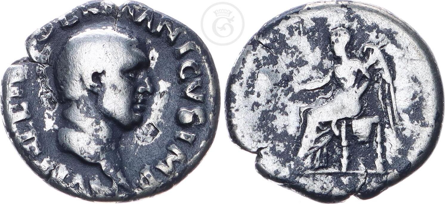 Römische Kaiserzeit 69 n. Chr. Römer - Kaiser Vitellius Denarius - Rom ...