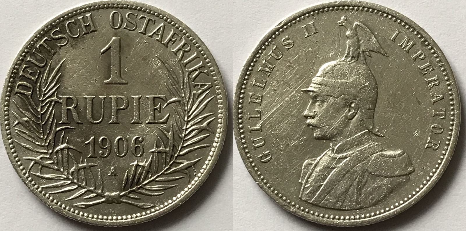 Duits Oost-Afrika Rupie 1906J F+ | MA-Shops