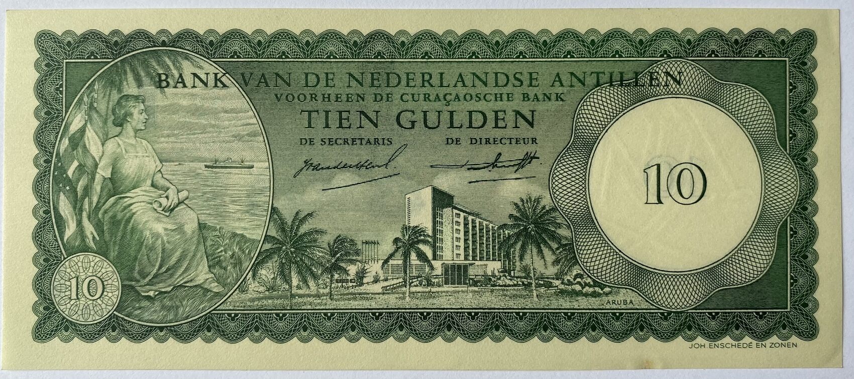Nederlandse Antillen tien gulden 1962 UNC- | MA-Shops