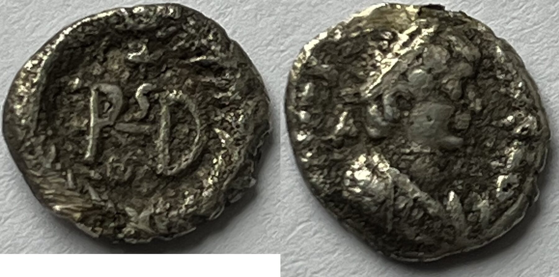 Ostrogothic Empire 1/4e ar siliqua 496-523 Theodoric the Great with ...