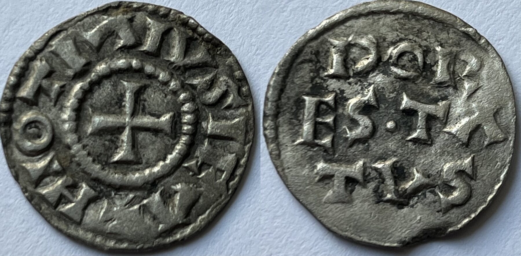 Dorestad denarius ZJ Lotharius (840-855) very rare coin VF | MA-Shops