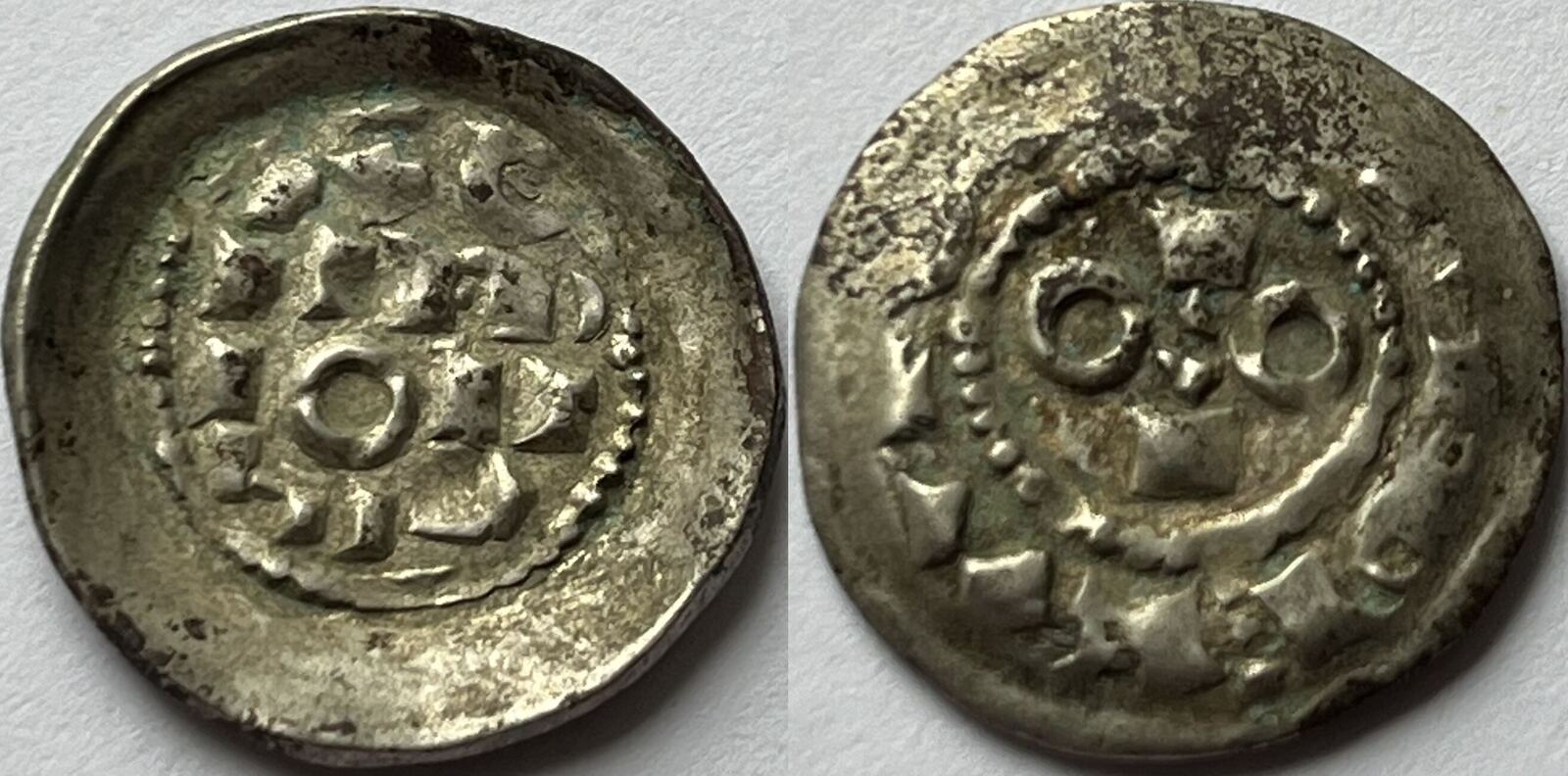 Italy (Milan) denaro scodellato ND Ottone III di Sassonia (983-1002) VF ...