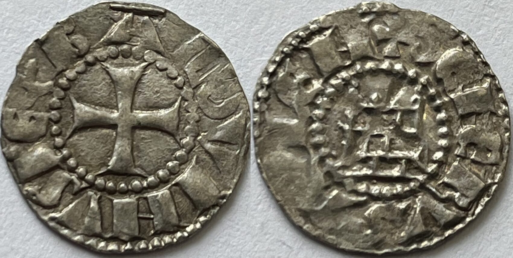 Crusaders Kingdom of Jerusalem denier ND Baldwin III (1143-1163) XF ...