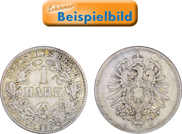 1 Mark 1880 Jaeger 9 schön | MA-Shops