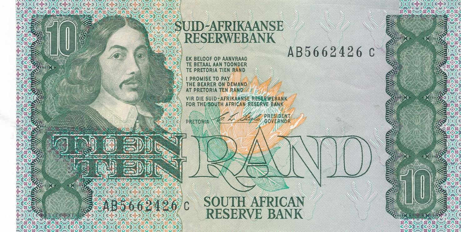 Südafrika Tien Rand (1978-1981 ) Reservebank | MA-Shops