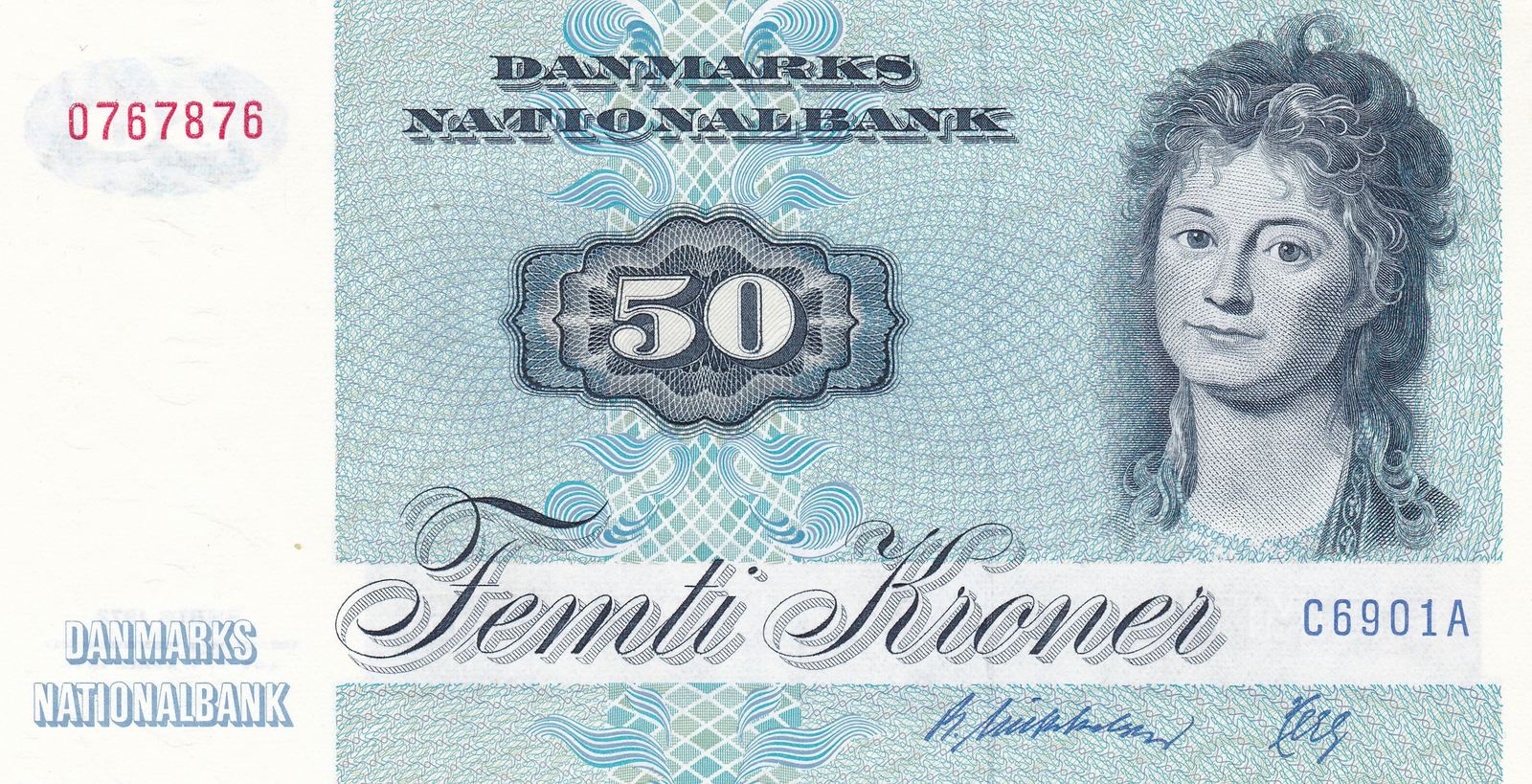D nemark 50 Kroner 1972 Danmark Denmark Femti Korner Kronen UNC Unz d-nemark-50-kroner-1972-danmark-denmark-femti-korner-kronen-unc-unz
