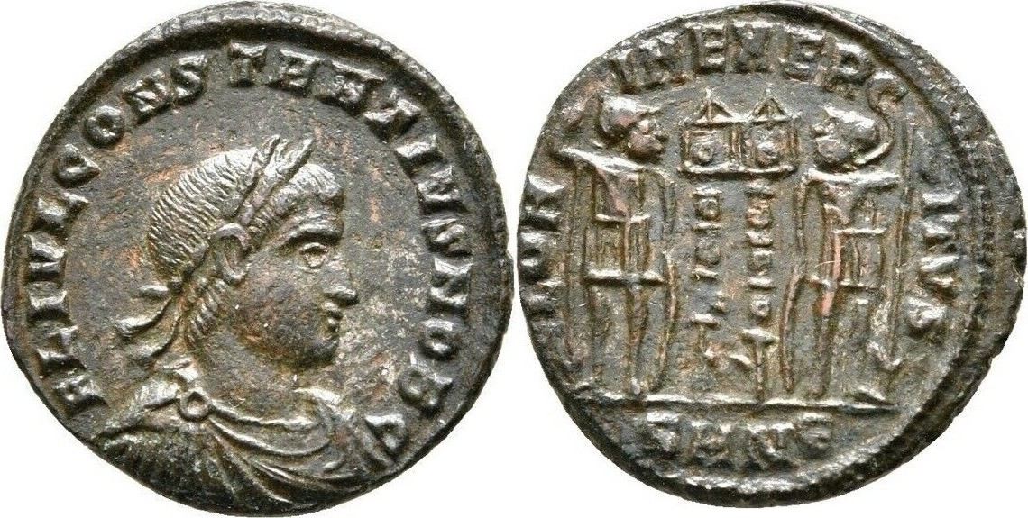 Römische Kaiserzeit Follis 337-361 Constantius II Caesar Nicomedia ...