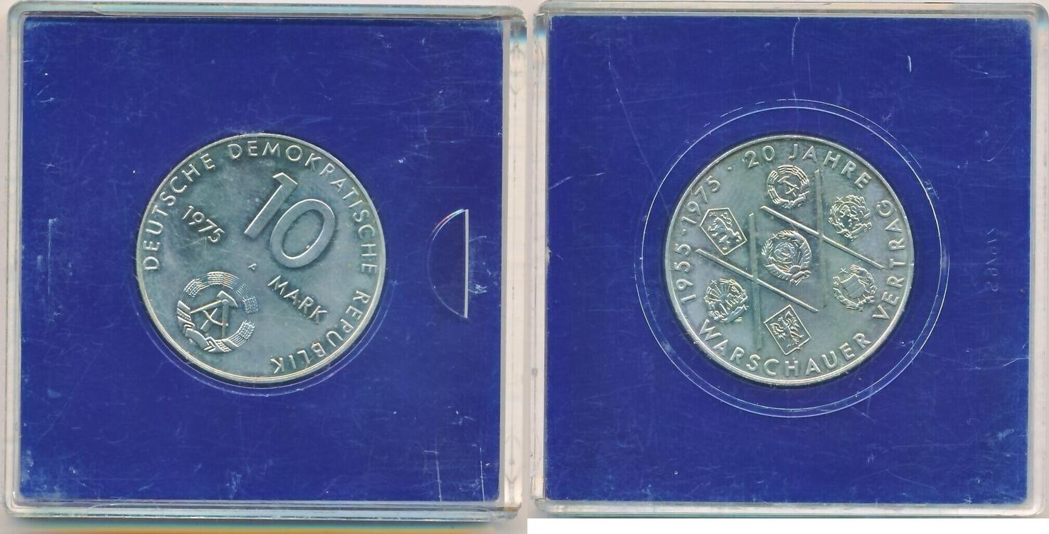 Deutschland DDR 10 Mark 1975 A Deutsche Demokratische Republik Münze J. 1557 - Warschauer ...
