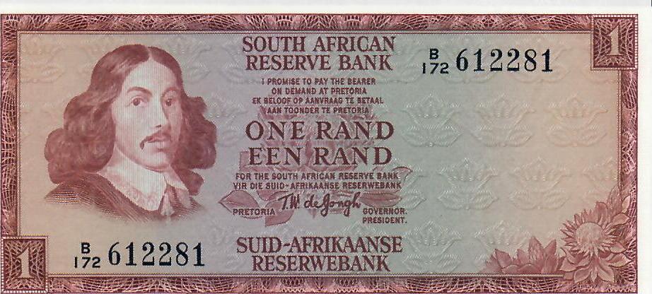 Südafrika 1 Rand o.D. Banknote Geldschein unc | MA-Shops