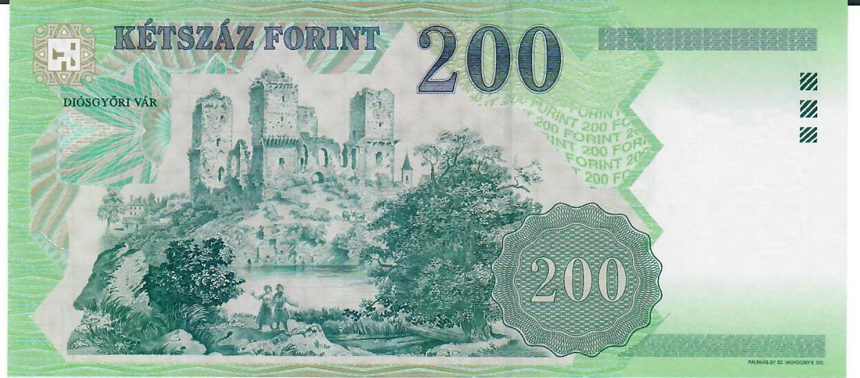 Ungarn 200 Forint 1998 Banknote Geldschein unc | MA-Shops
