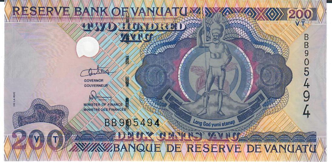 Vanuatu 200 Vatu o.D.(1995) Banknote Geldschein unc | MA-Shops