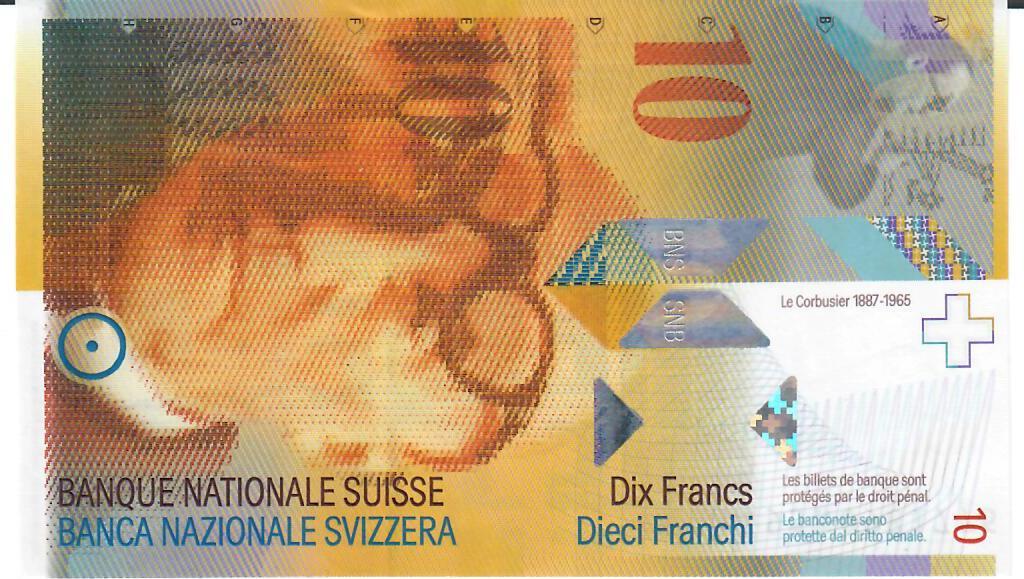 Schweiz 10 Franken o.D.(1996) Banknote Geldscheine unc | MA-Shops