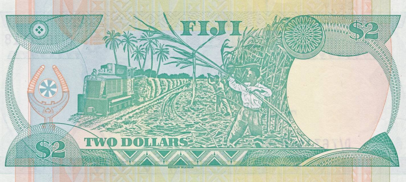 Fiji 2 Dollars o.D. (1988) Geldschein Banknote, Fidschi Inseln unc | MA ...