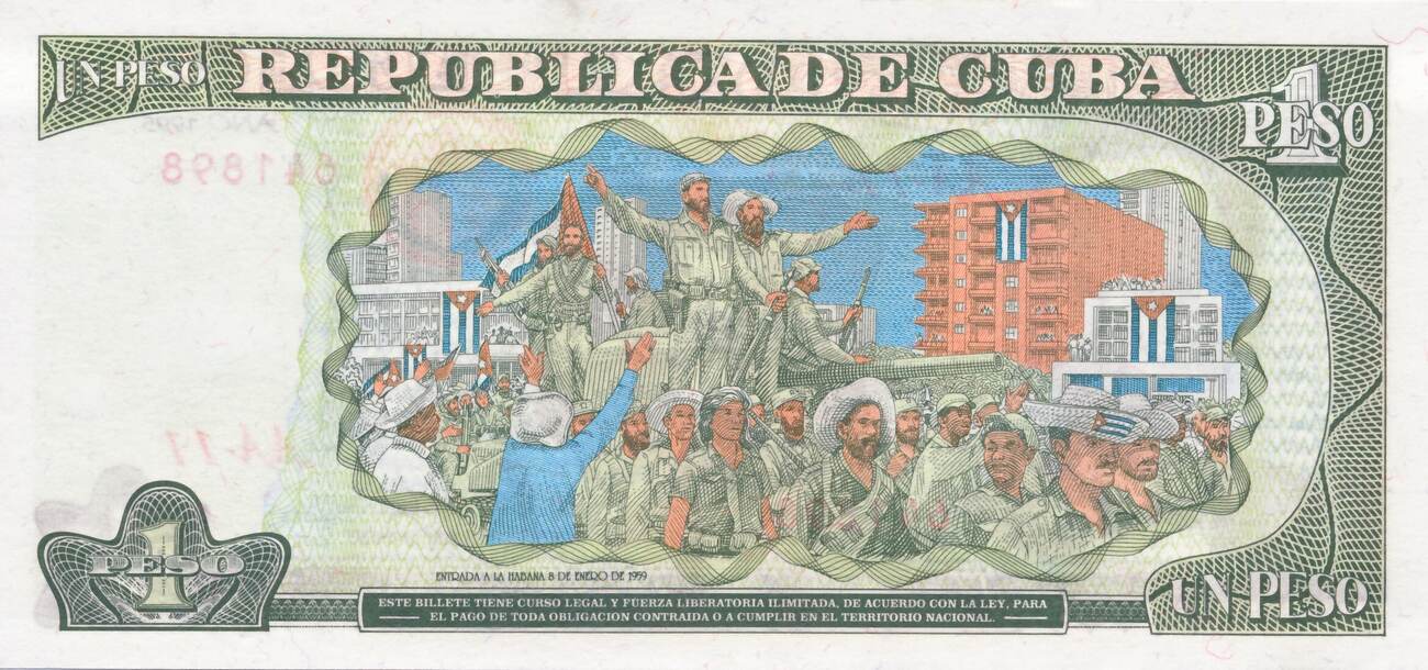 Cuba Kuba 1 Peso 1995 Geldschein Banknote unc | MA-Shops