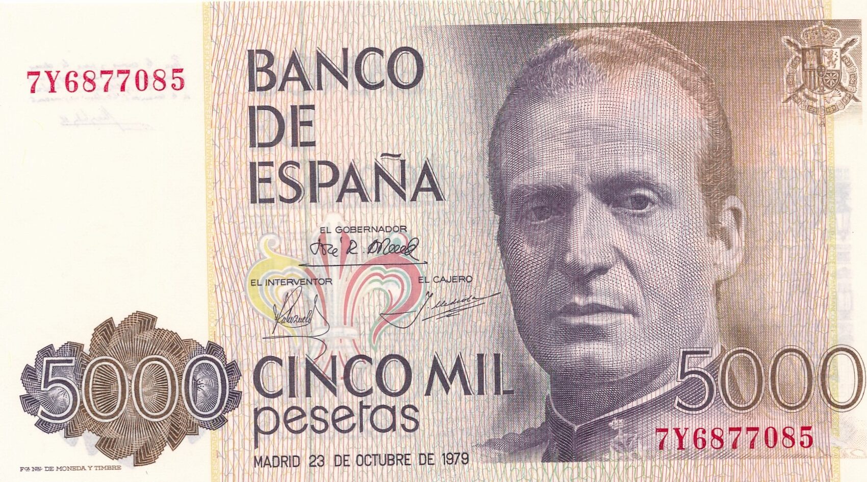 Spanien 5000 Pesetas 1979 Juan Carlos unc | MA-Shops