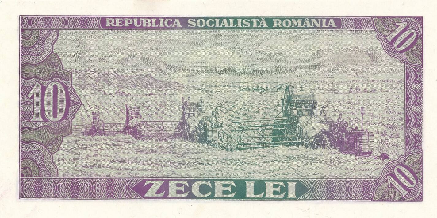 Rumänien 10 Lei 1966 Romania - Zece Lei unc | MA-Shops
