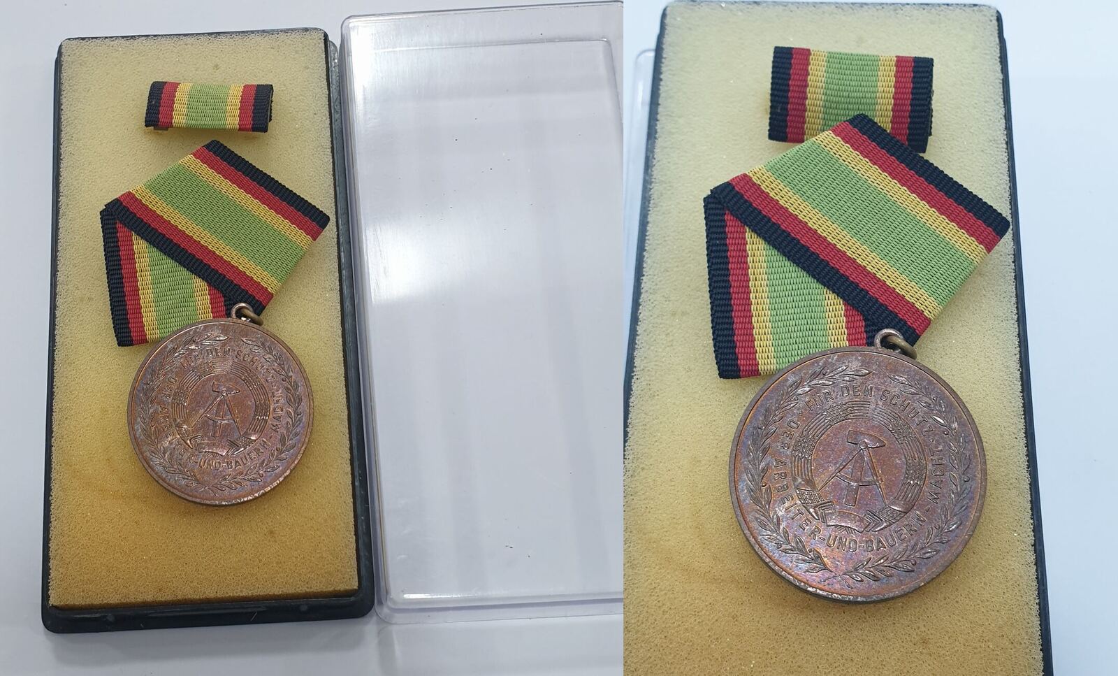 Deutschland DDR Medaille 1949-1990 für treue Dienste NVA, mit Spange ...