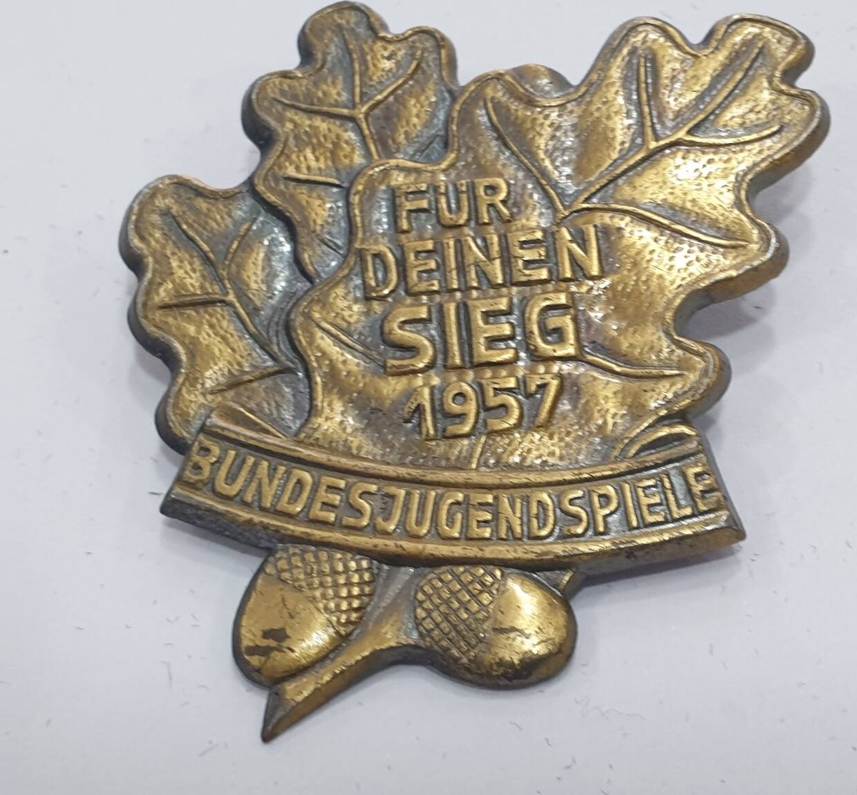 Deutschland BRD Pin Anstecknadel Nadel 1957 Für Deinen Sieg ...