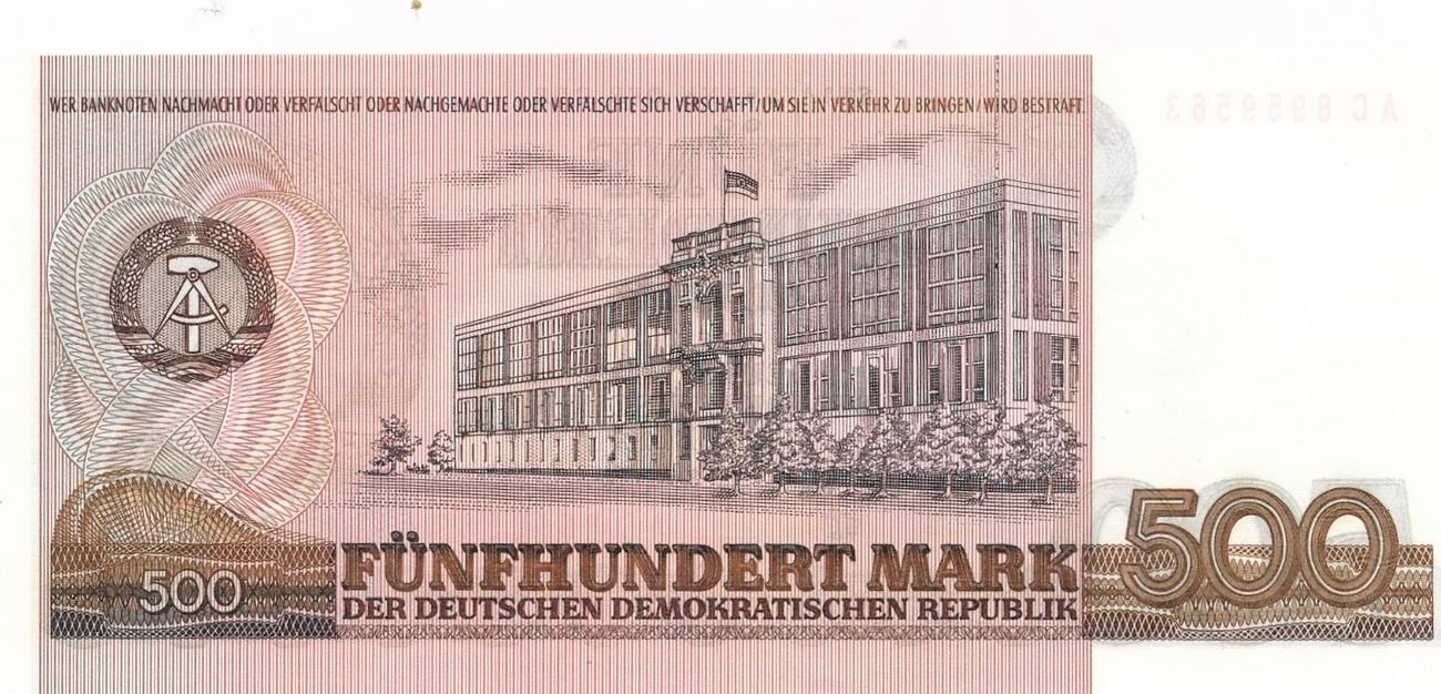 DDR 500 Hundert Mark 1985 Staatsbanknote UNC | MA-Shops
