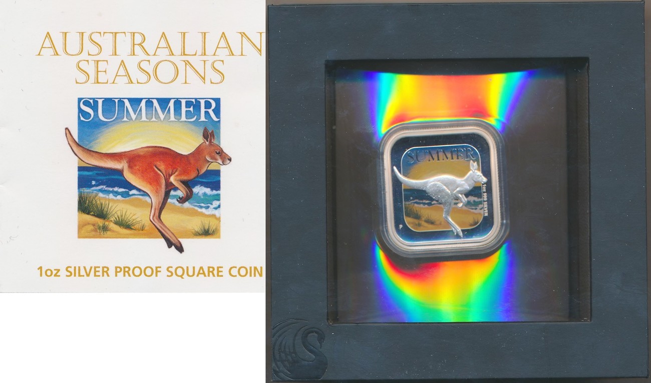 Australien 1 ASD 2013 Australian Season: Summer Square Coin The Perth ...