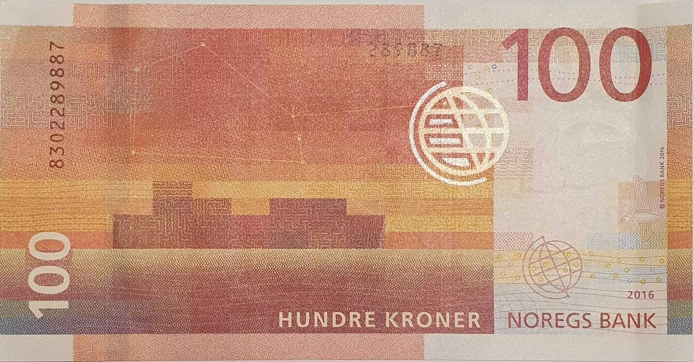 Norwegen 100 Kroner 2016 Banknote EF | MA-Shops