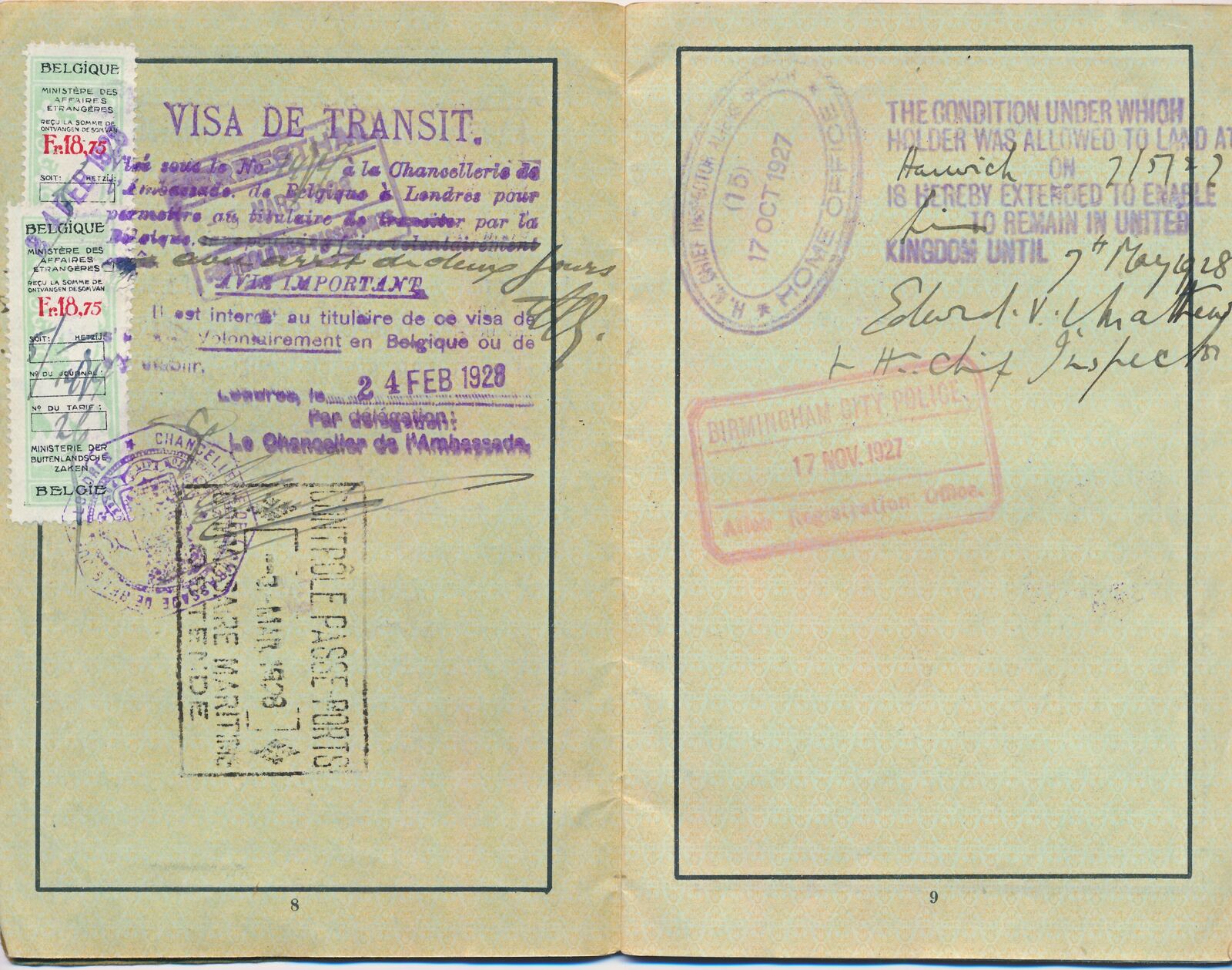 Deutschland Drittes Reich, Deutsches Reich Dokument 1926 Reisepass ...