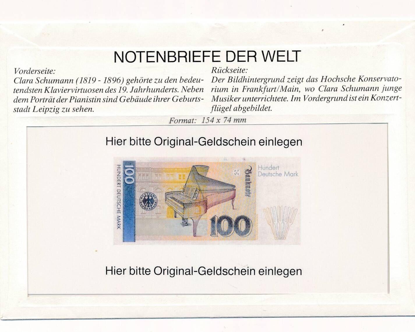 Deutschland BRD 100 Deutsche Mark DM 1.10.1990 Ersttag der 100 DM Note ...