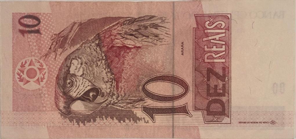 Brasilien 10 Reals (1997-2010) Banknote, SCULPTURE EF+ | MA-Shops