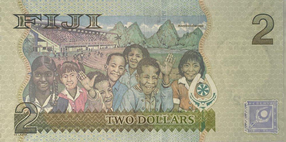 Fiji 2 Dollars o.D.(2007) Banknote, QUEEN ELIZABETH II I | MA-Shops