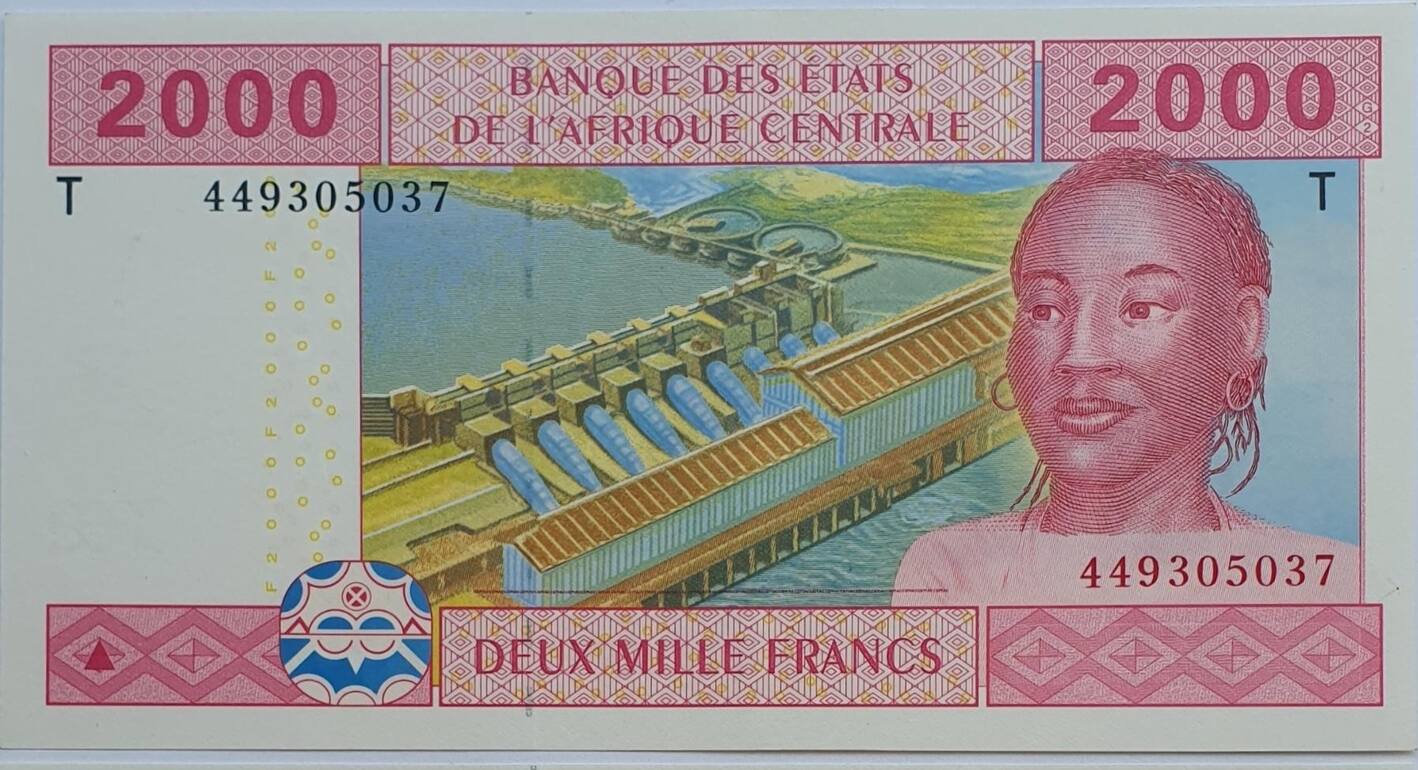 Zentralafrika Staaten 2000 Francs 2002 Banknote I | MA-Shops
