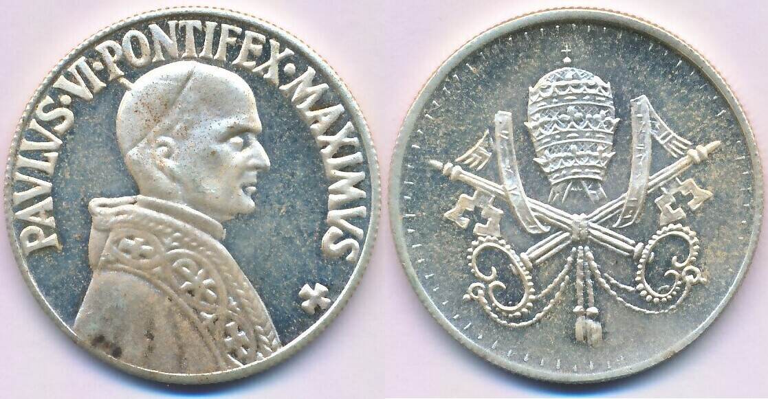Vatika Medaille - Paulus VI Pontifex Maximus - In Nomine Domini VF | MA ...