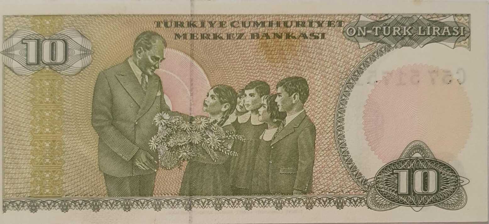 Türkei 10 Lira 1979-1987 Banknote, E7, I. Tertip | MA-Shops