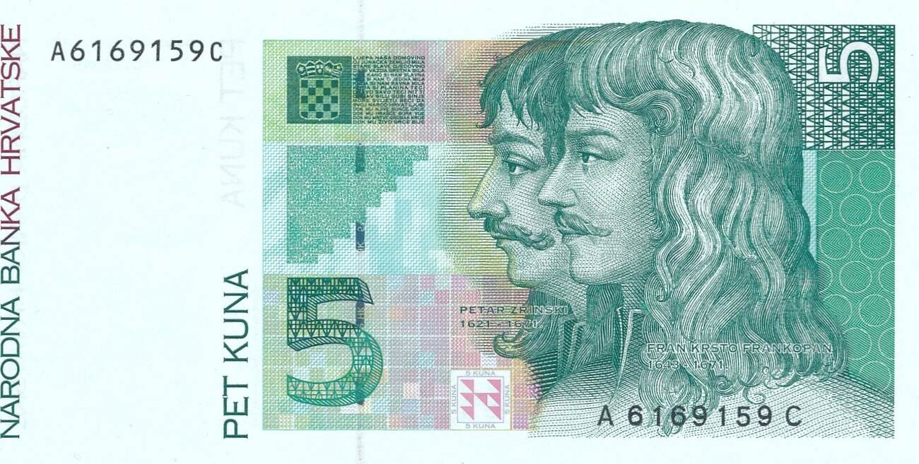 Kroatien 5 Kuna 1993 unc | MA-Shops