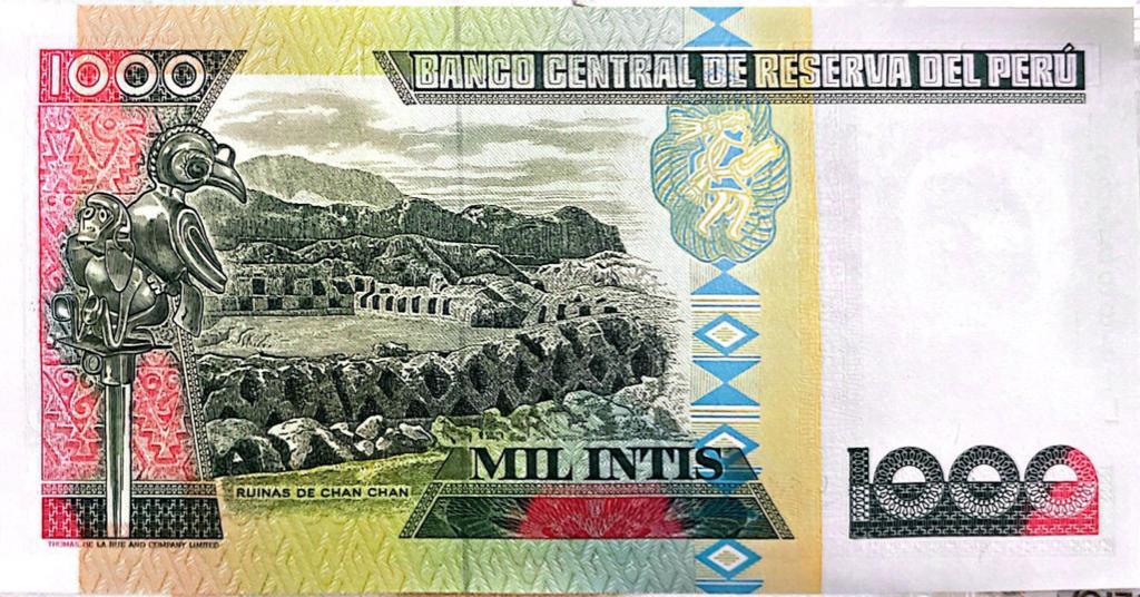 Peru 1000 Intis 1988 Banknote I | MA-Shops