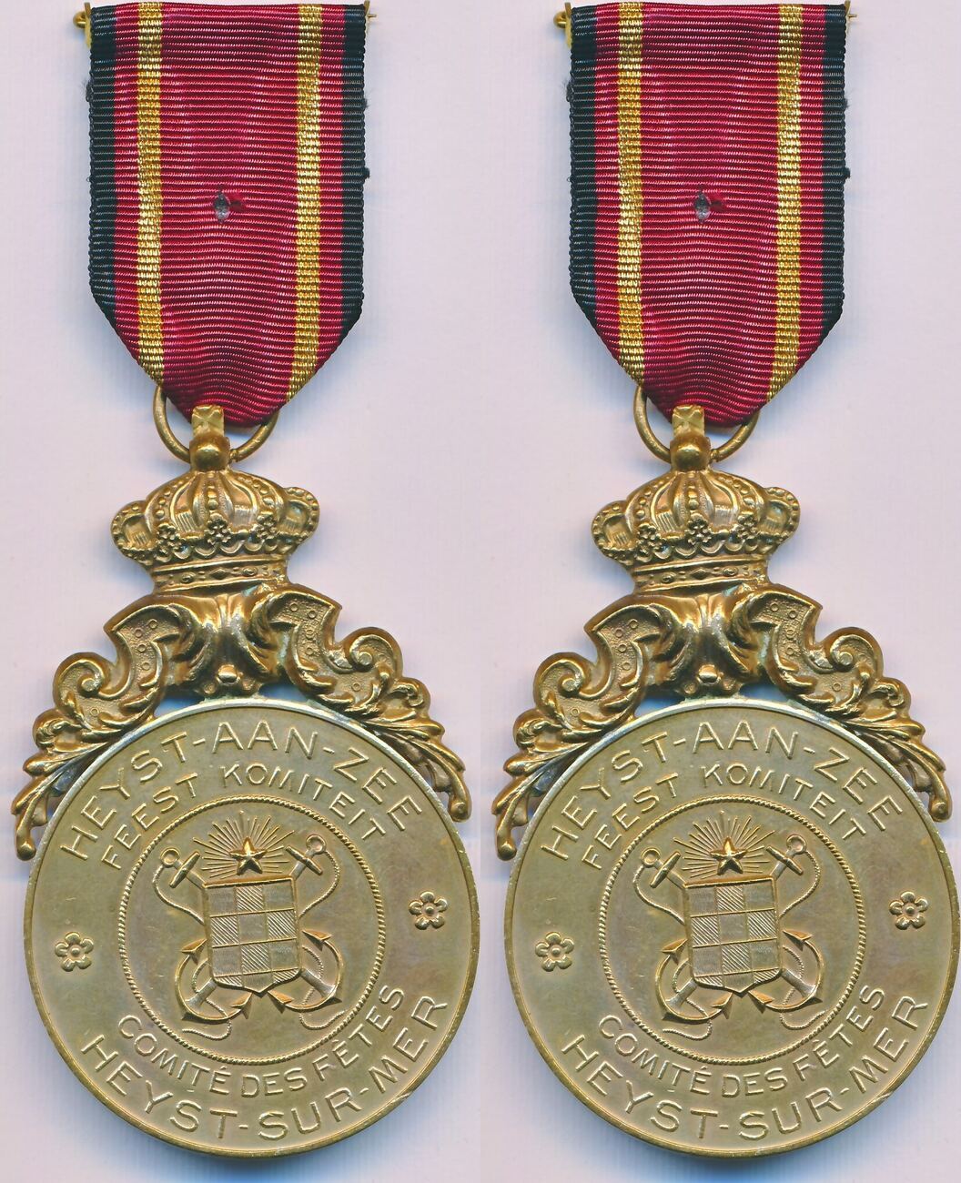 Belgien Medaille Heyst-Aan-zee feest komiteit eeuwfeesten 1830 1930 ...