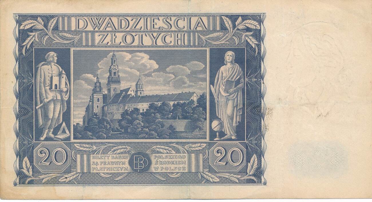 Polen 20 zloty Zlotych 1936 VF | MA-Shops