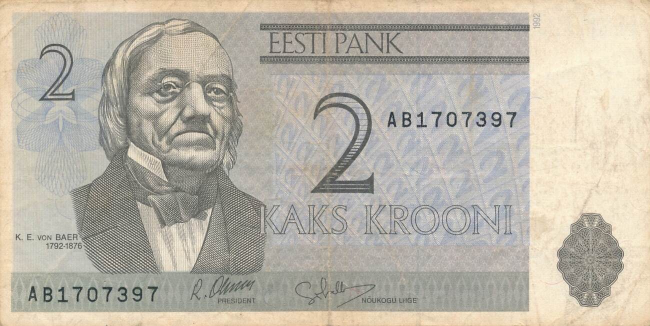 Estland 2 Kronni (1992) IV, F | MA-Shops
